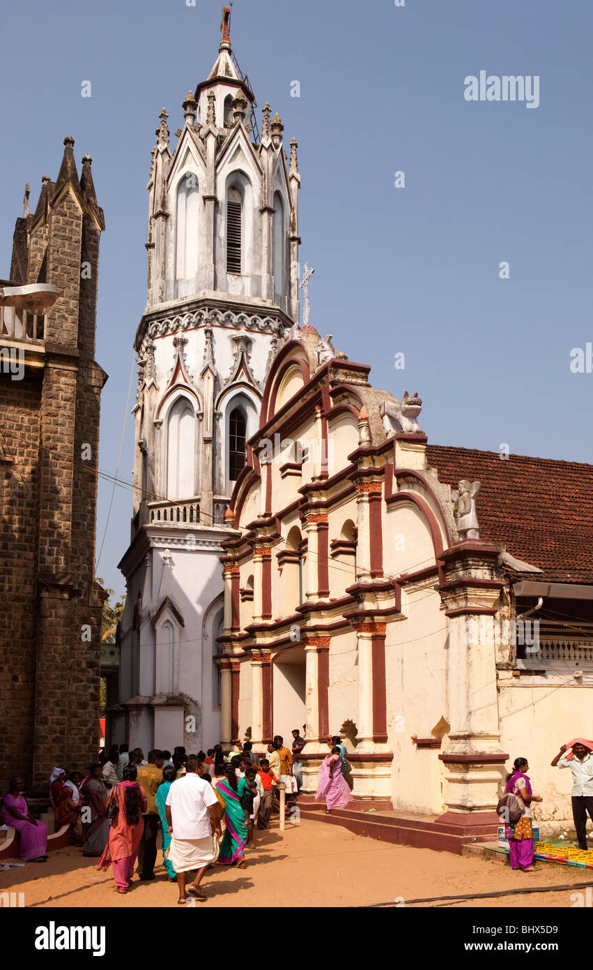 India, Kerala, Alappuzha, (Alleppey) Arthunkal, feast of St. Sebastian ...