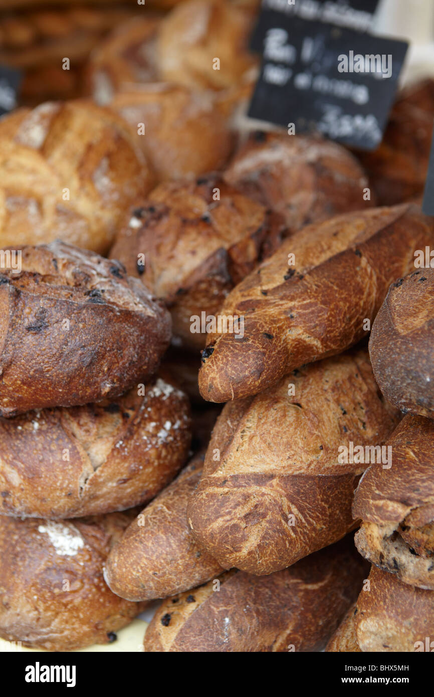 Pieces of Bread Stock Photo - Alamy
