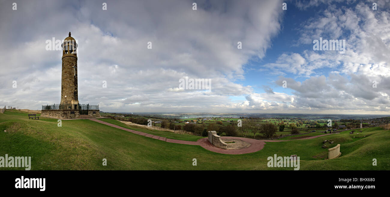 Crich Stand the regimental memorial of the Shaerwood Foresters now part ...