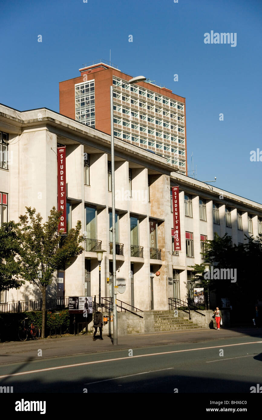 The Students Union Building on Oxford Road in the University of ...