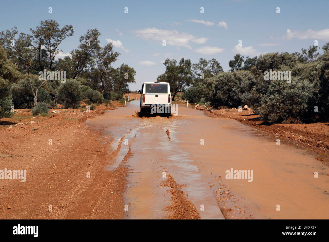 The postman in the Outback of Australia Stock Photo - Alamy