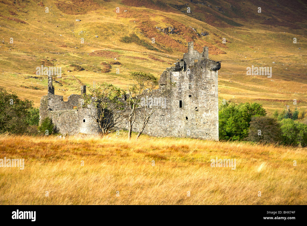 Kilfinnan Invergarry Highland Scotland UK Castle Loch Lochy Caledonian ...