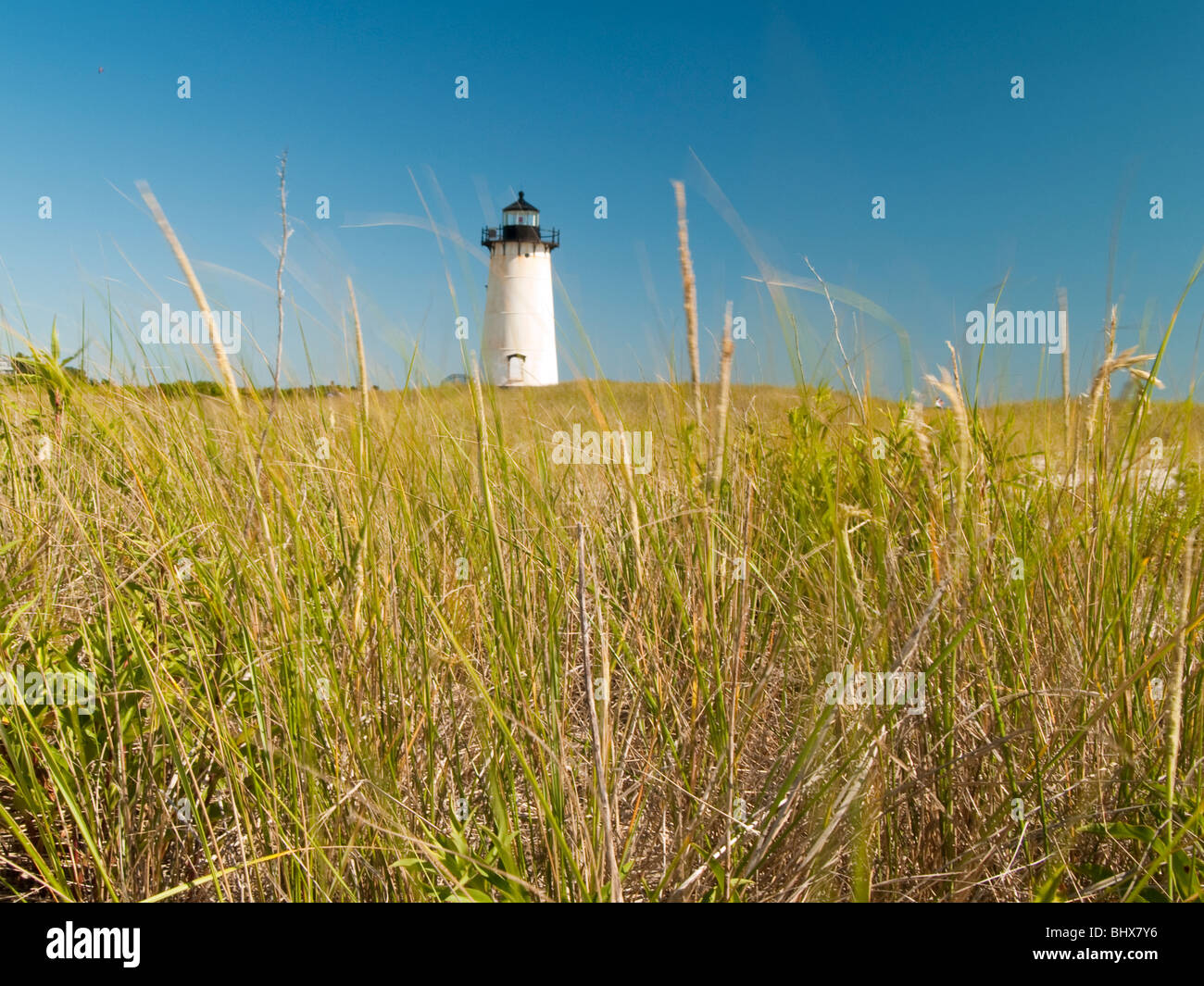 Edgartown Lighthouse on Martha's Vineyard, Massachusetts USA Stock ...