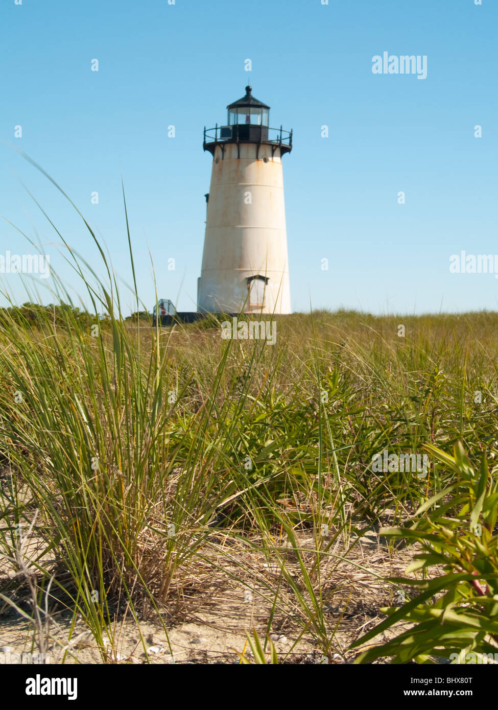 Edgartown Lighthouse on Martha's Vineyard, Massachusetts USA Stock ...