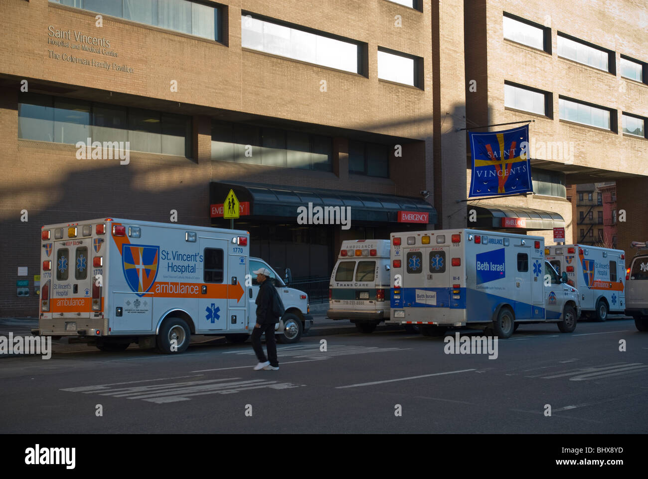 St. Vincent's Catholic Medical Center in Greenwich Village in New York ... St. Vincent's Catholic Medical Center in Greenwich Village in New York ...