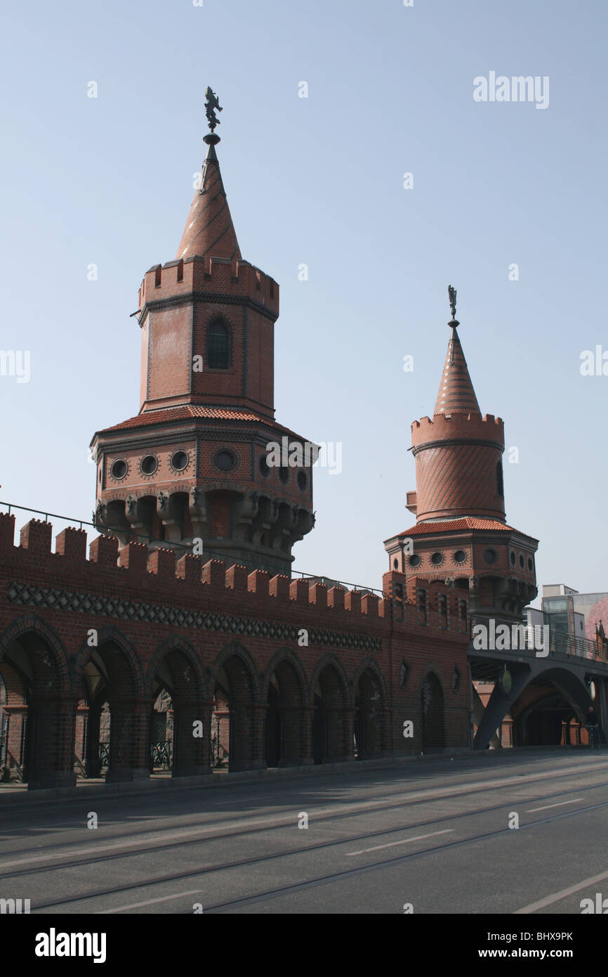 Oberbaumbrucke oberbaum bridge in Berlin Germany May 2008 Stock Photo ...