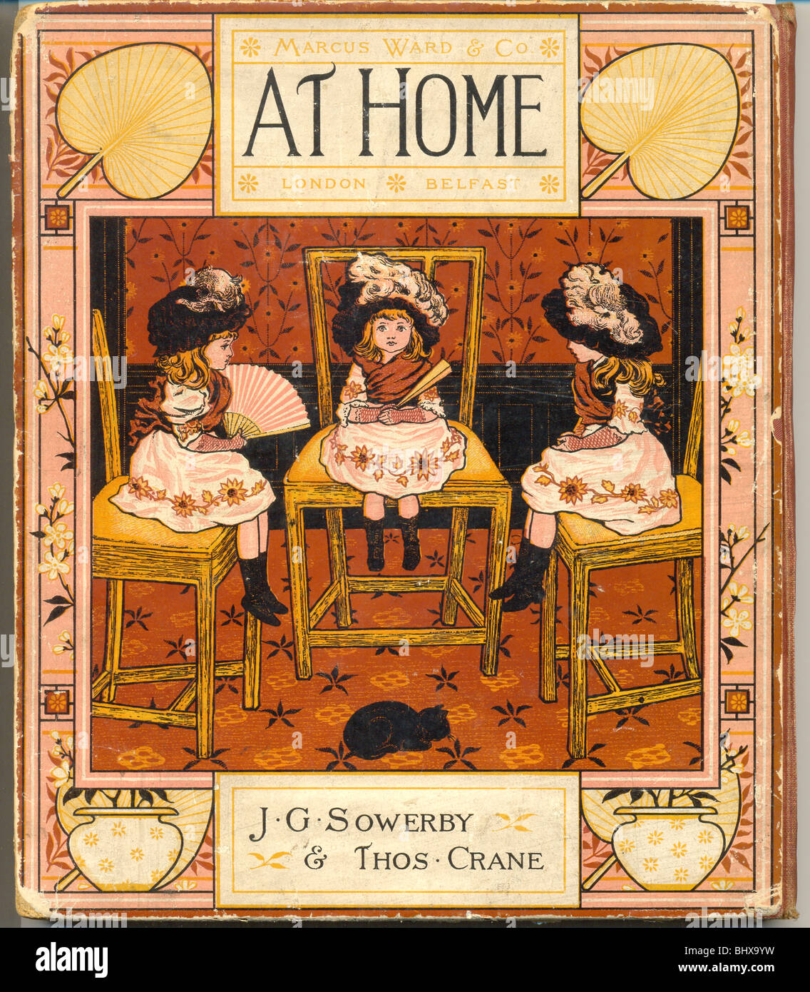 Book cover for At Home by J G Sowerby and Thomas Crane published by ...