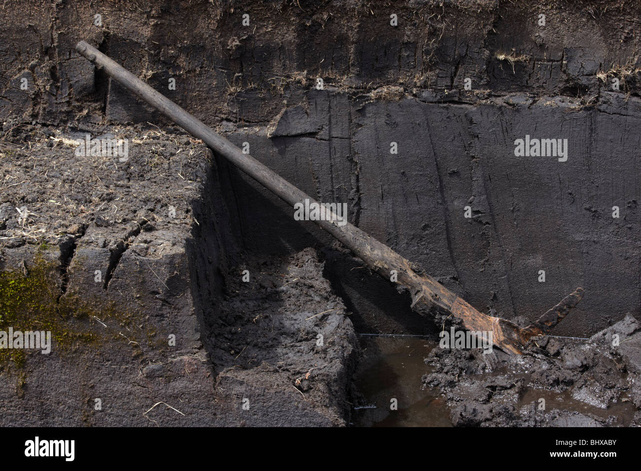 Peat cutting tool hi-res stock photography and images - Alamy