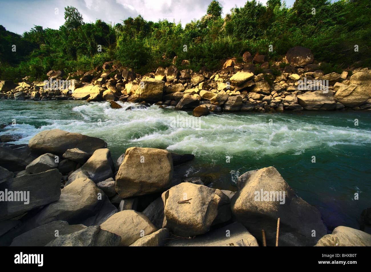Nam Lik river, Laos Stock Photo - Alamy