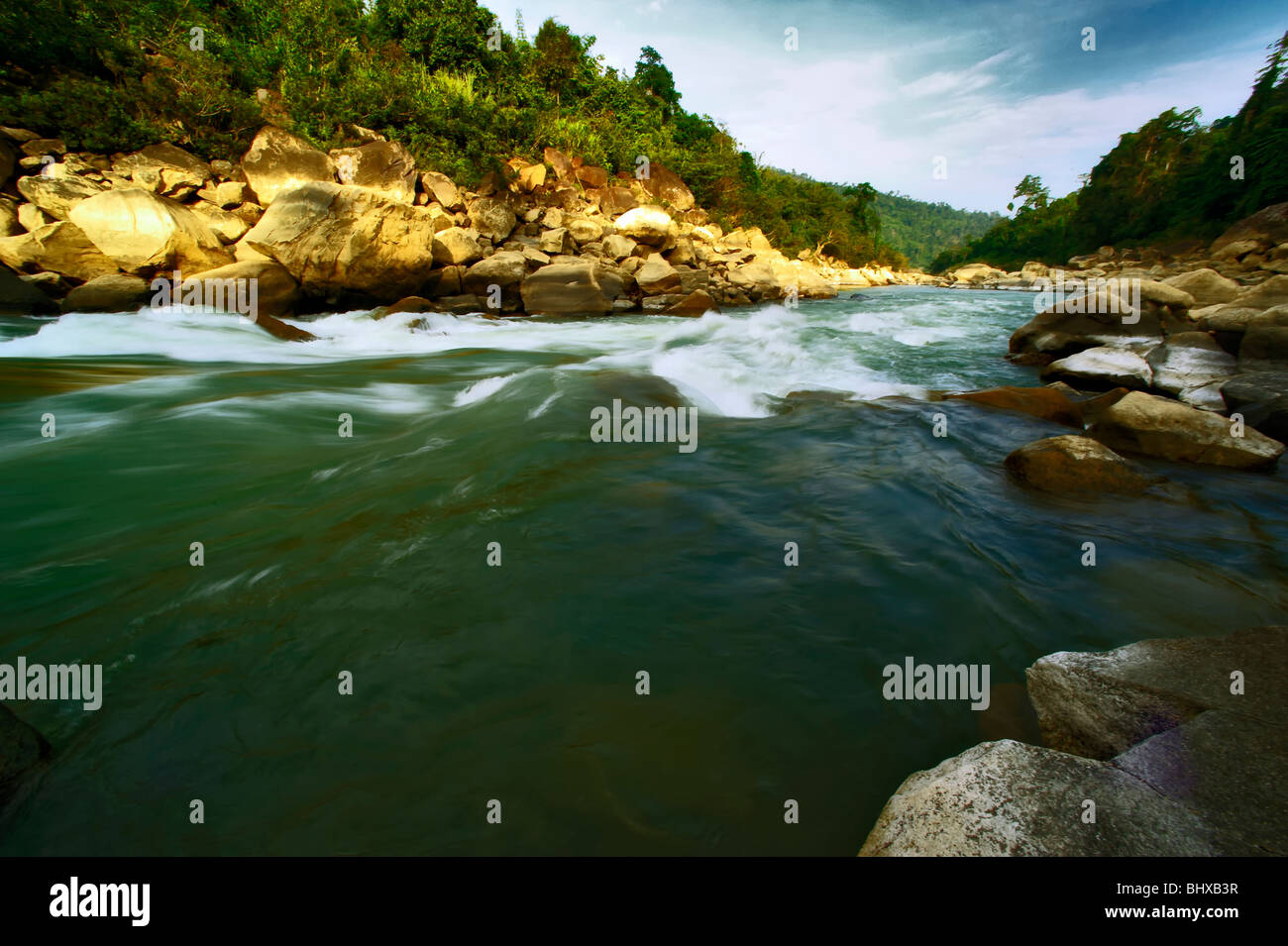 Nam Lik river, Laos Stock Photo - Alamy