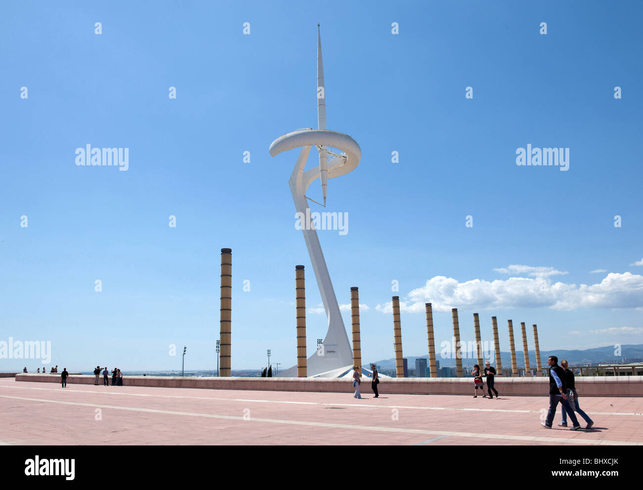 Torre de comunicacions de Montjuic (communications tower of Montjuic ...