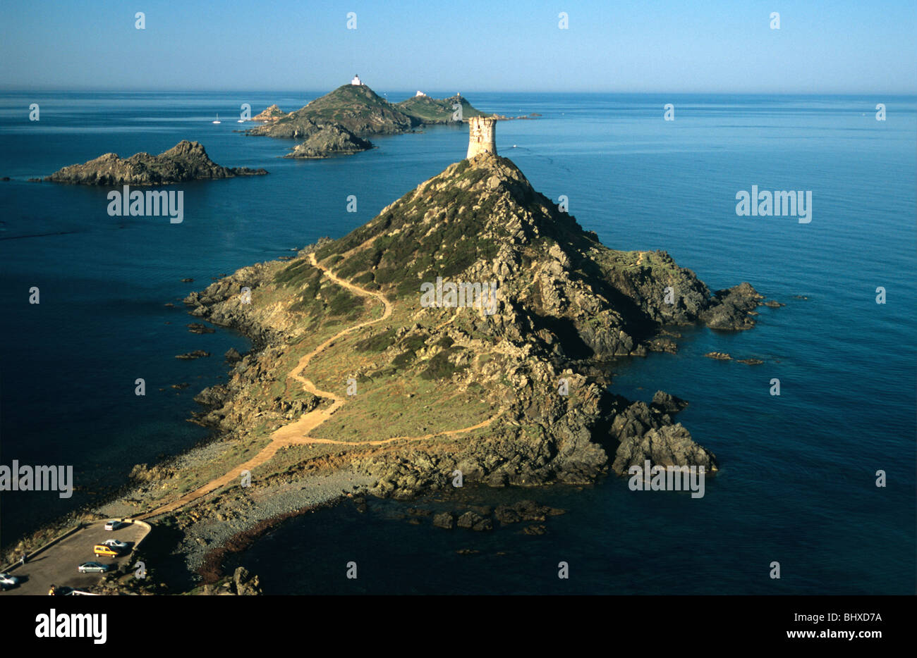 Parata Headland & Genoese Watchtower, Pointe de la Parata, & Îles ...