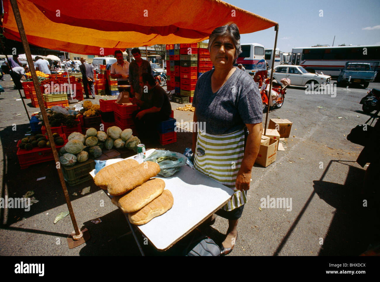 Nicosia Cyprus Bread Seller Stock Photo - Alamy