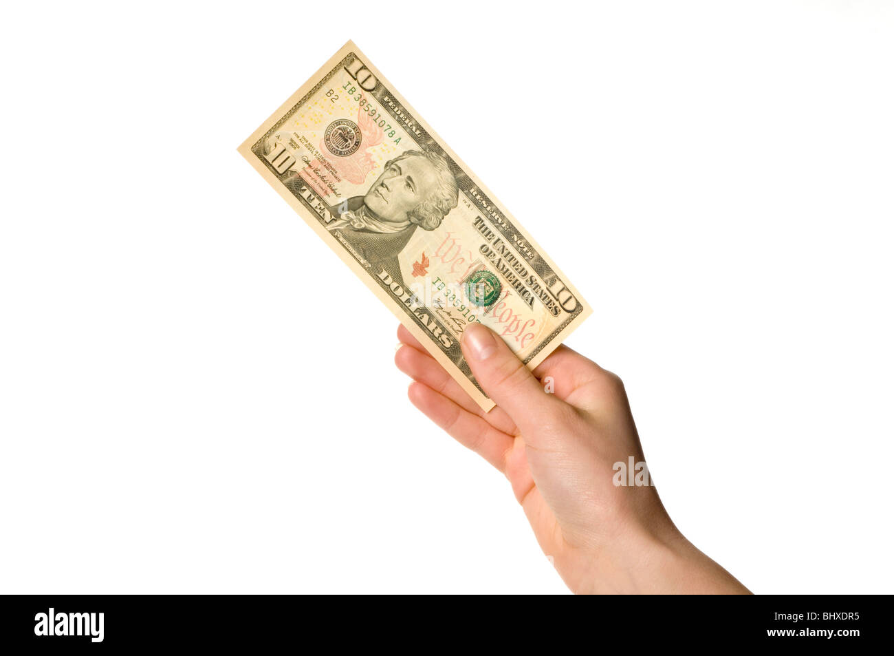 hand holding money Stock Photo - Alamy