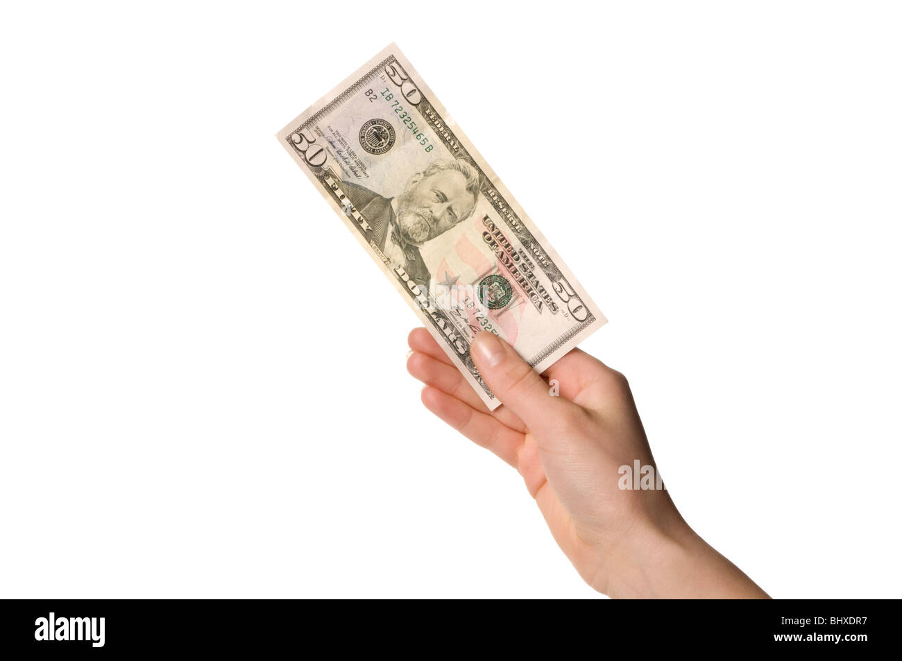 hand holding money Stock Photo - Alamy