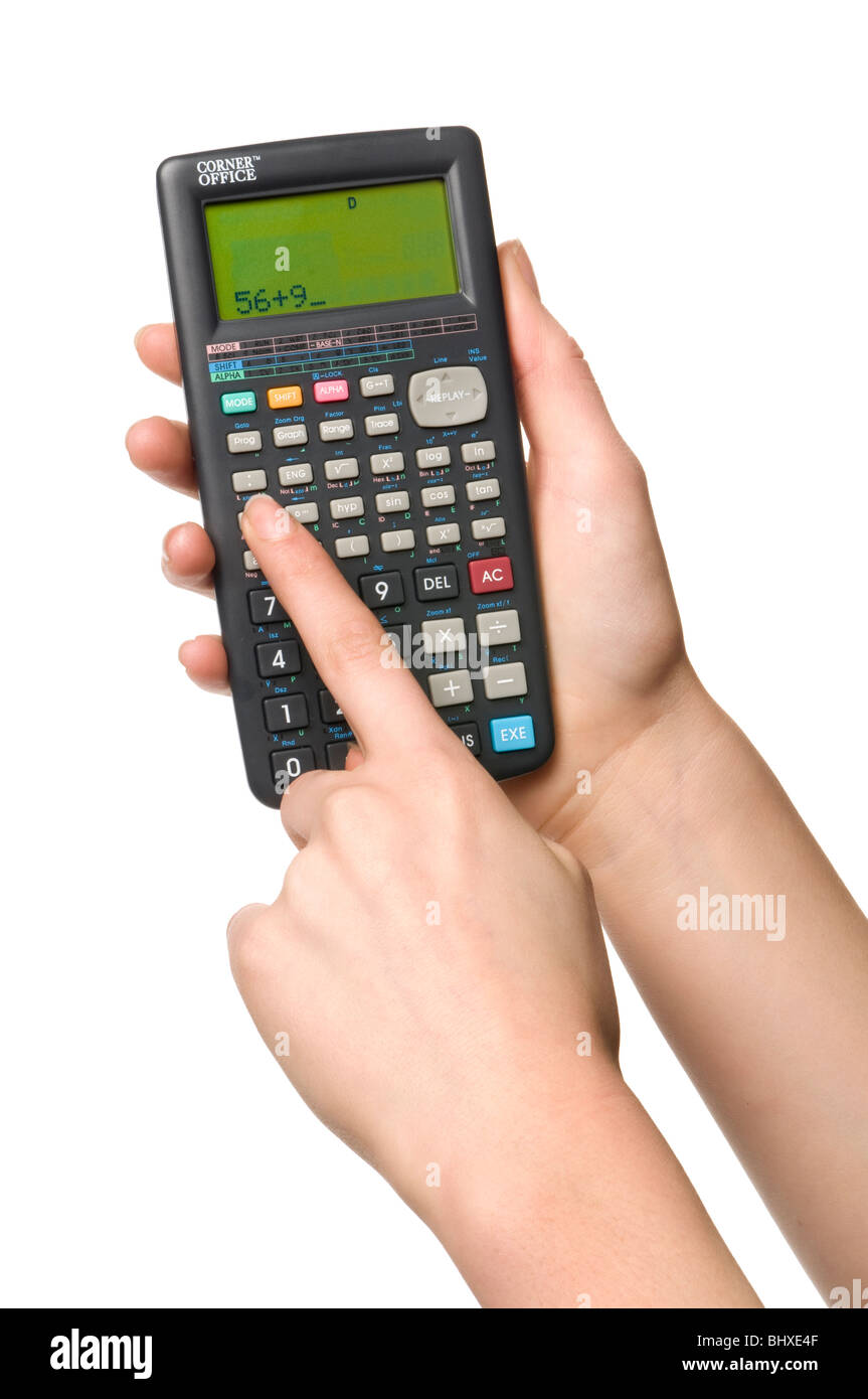 Scientific calculator on white hi-res stock photography and images - Alamy