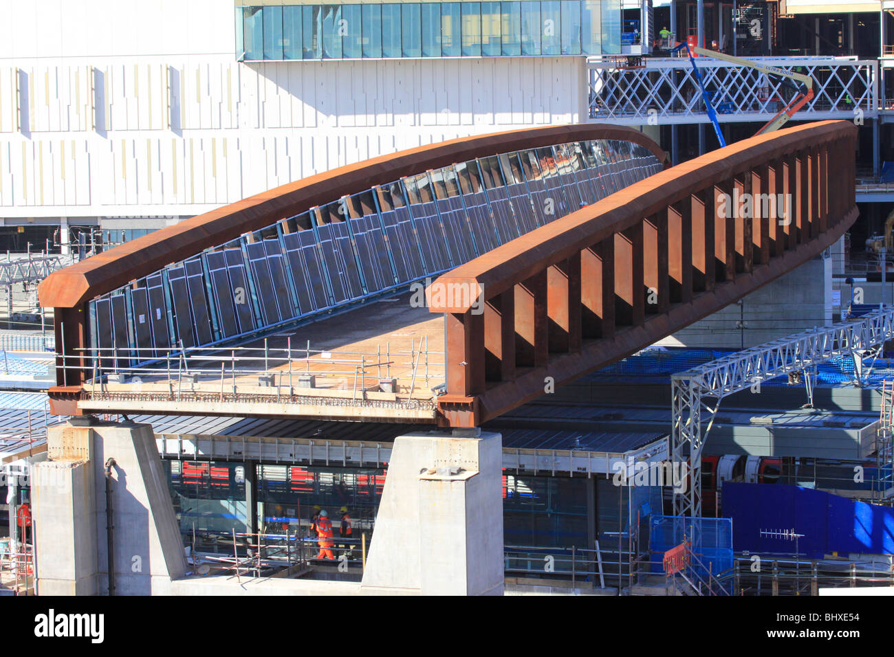 stratford station link bridge to stratford city westfields development ...