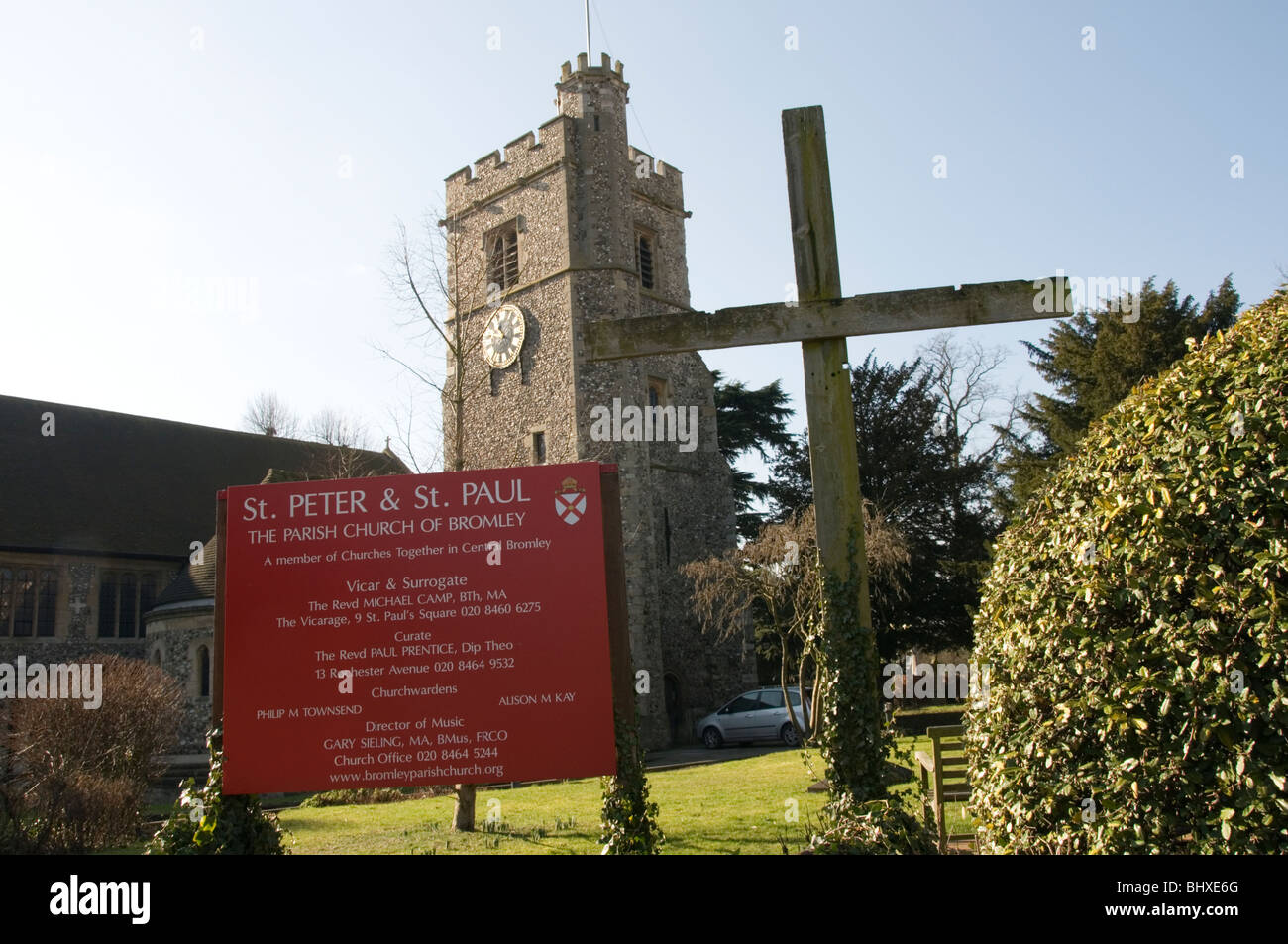 St Peter & St Paul Parish Church, Bromley, Kent, England Stock Photo ...