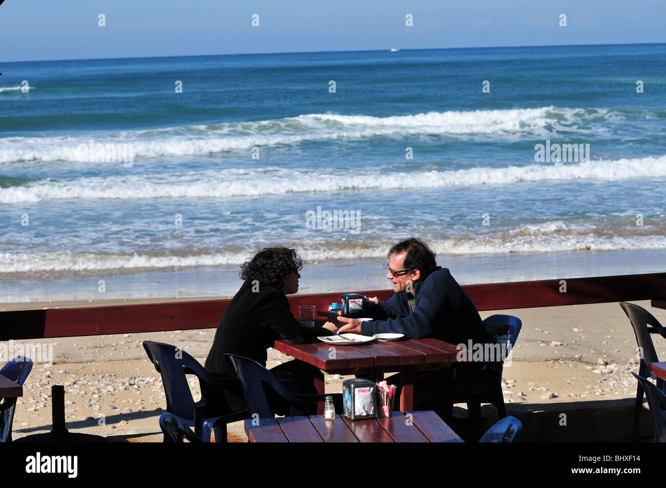 Haifa cafe hi-res stock photography and images - Alamy
