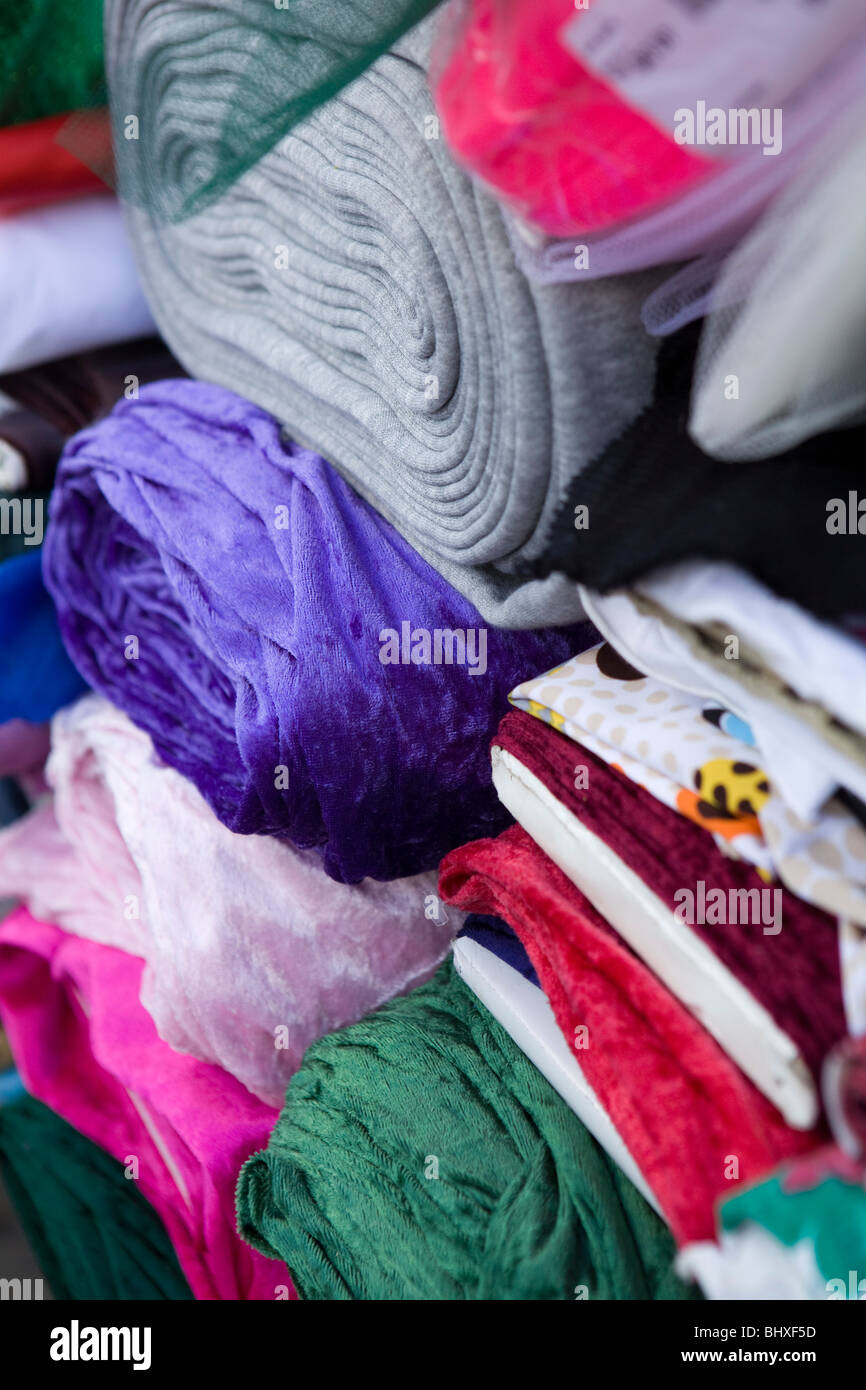 Rolls of fabric Stock Photo - Alamy