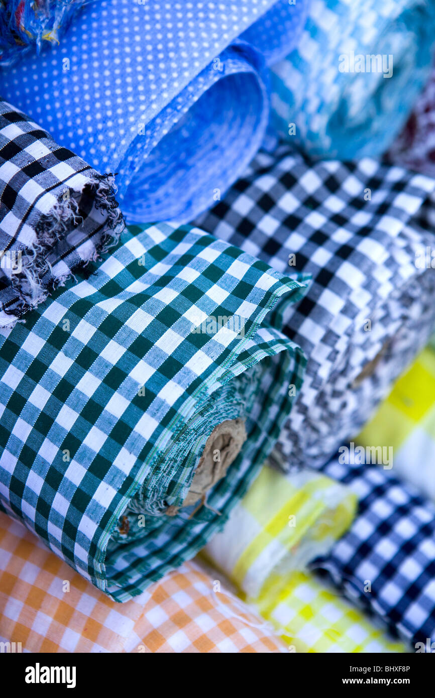 Rolls of fabric Stock Photo - Alamy