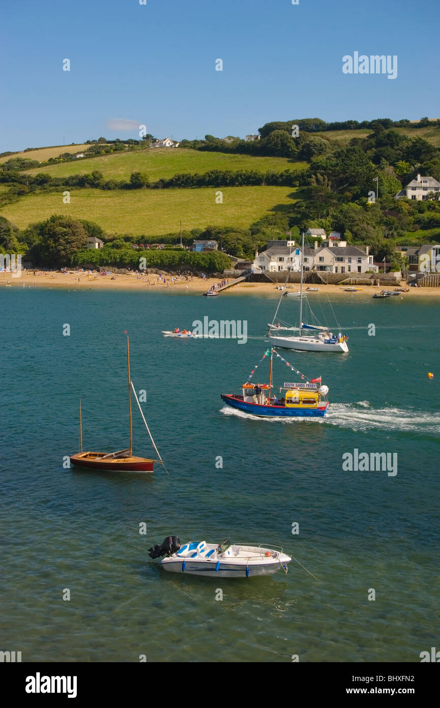 Summer in Salcombe harbour South Devon England UK Stock Photo - Alamy