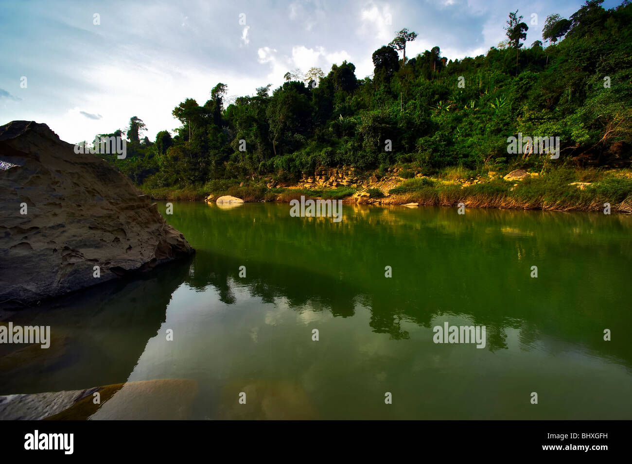Nam Lik river, Laos Stock Photo - Alamy