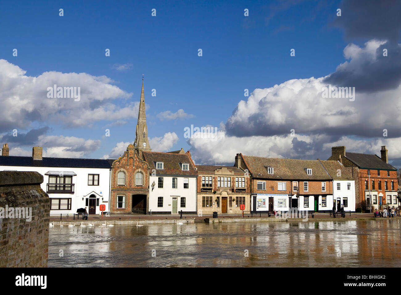 ST IVES, UK - MAR. 01: Water rises high in aftermath of February stormy ...