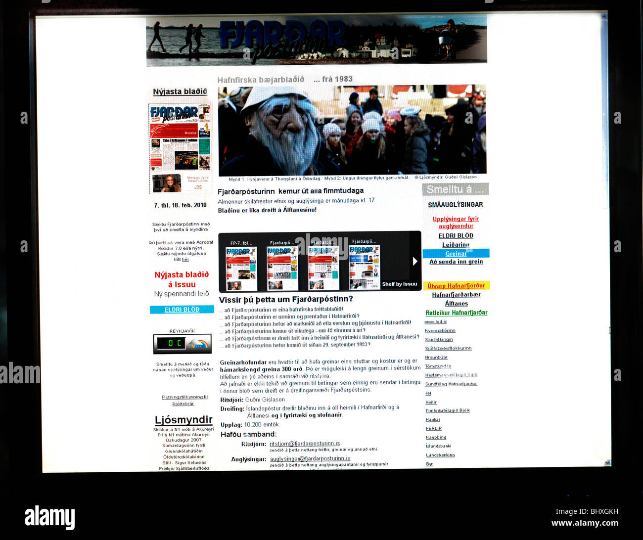 Icelandic newspaper hi-res stock photography and images - Alamy