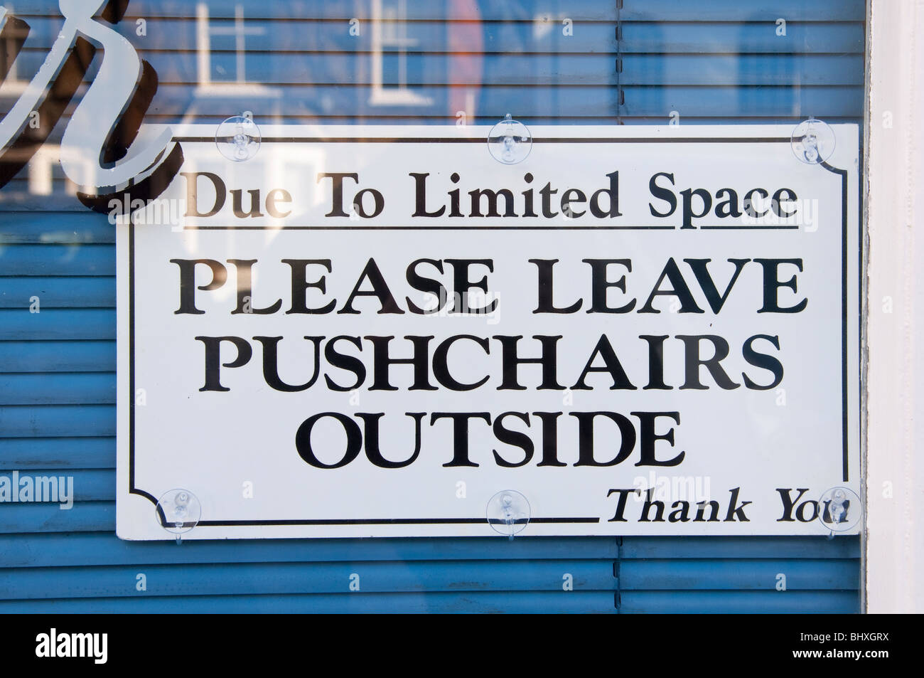 No prams no pushchairs sign signs hi-res stock photography and images ...