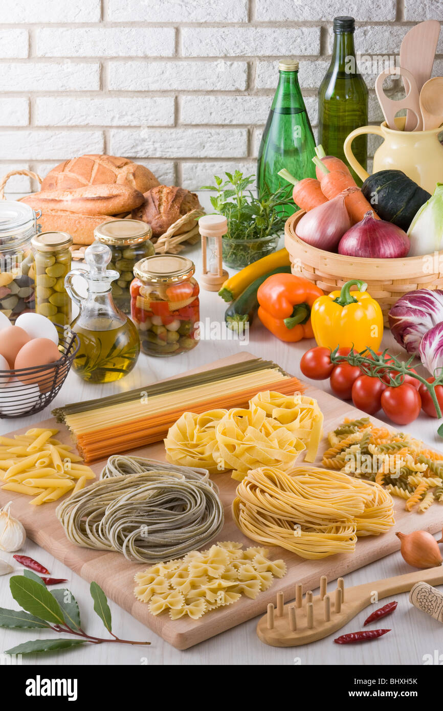 Pasta and Grocery Stock Photo - Alamy