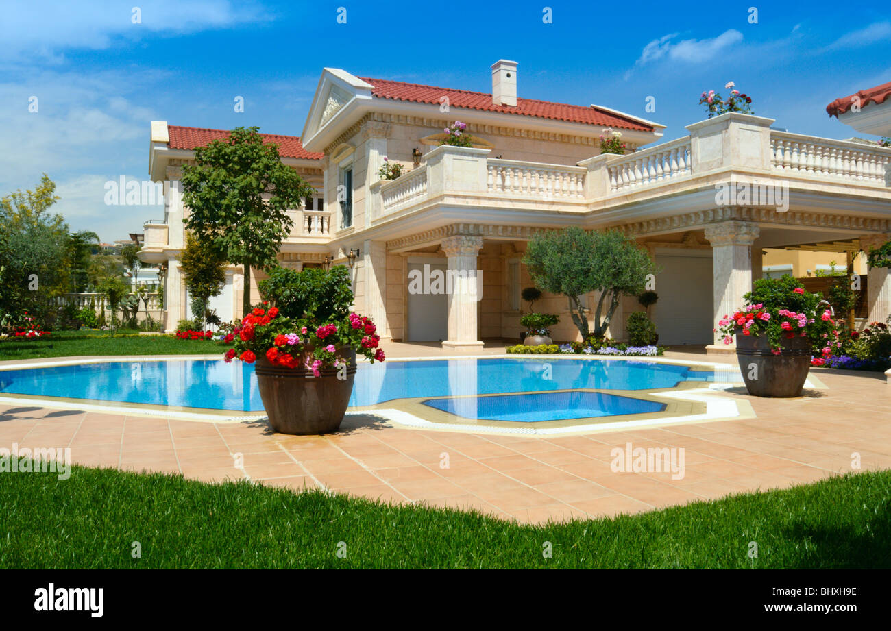Beautiful house in Cyprus Stock Photo - Alamy