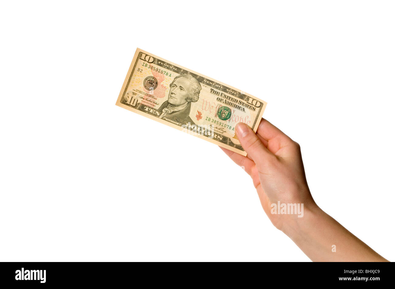 hand holding money Stock Photo - Alamy
