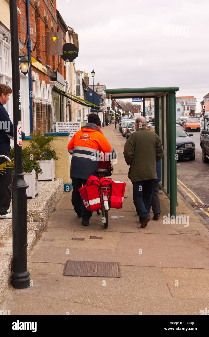 Postman On Bicycle High Resolution Stock Photography and Images - Alamy