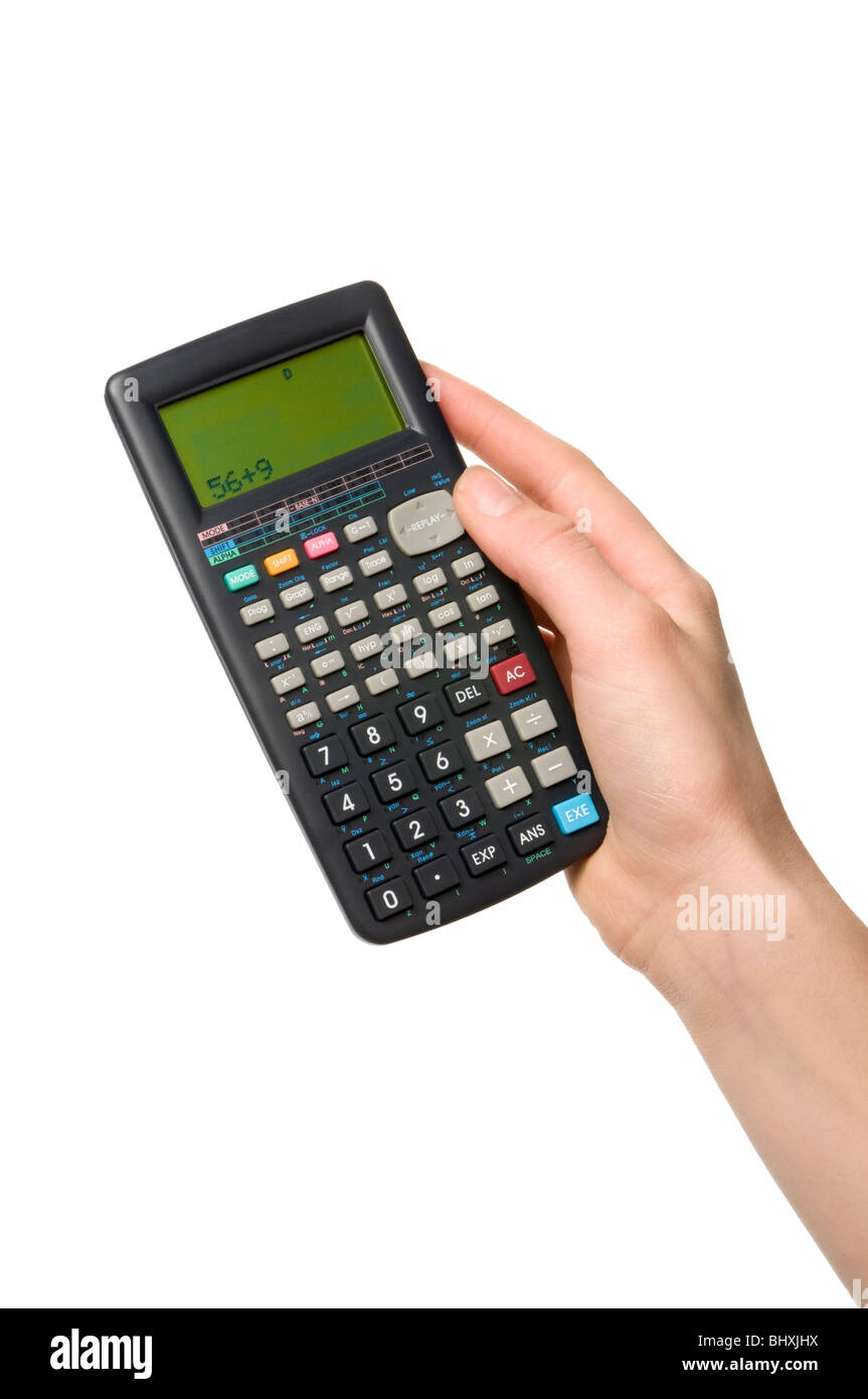 Scientific calculator on white hi-res stock photography and images - Alamy