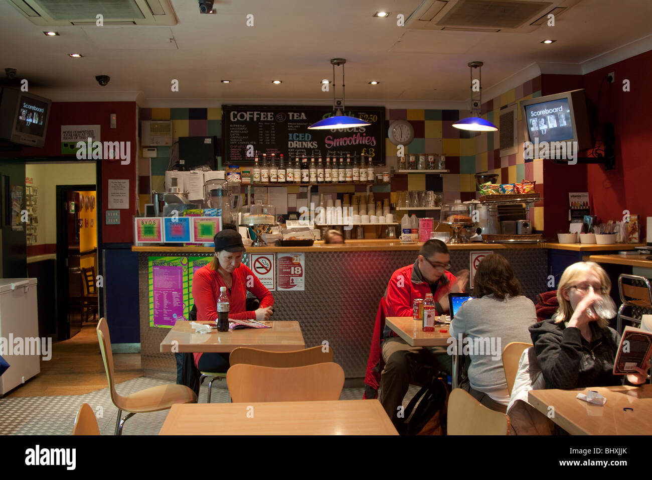 High Street Cafe Interior High Resolution Stock Photography and Images ...