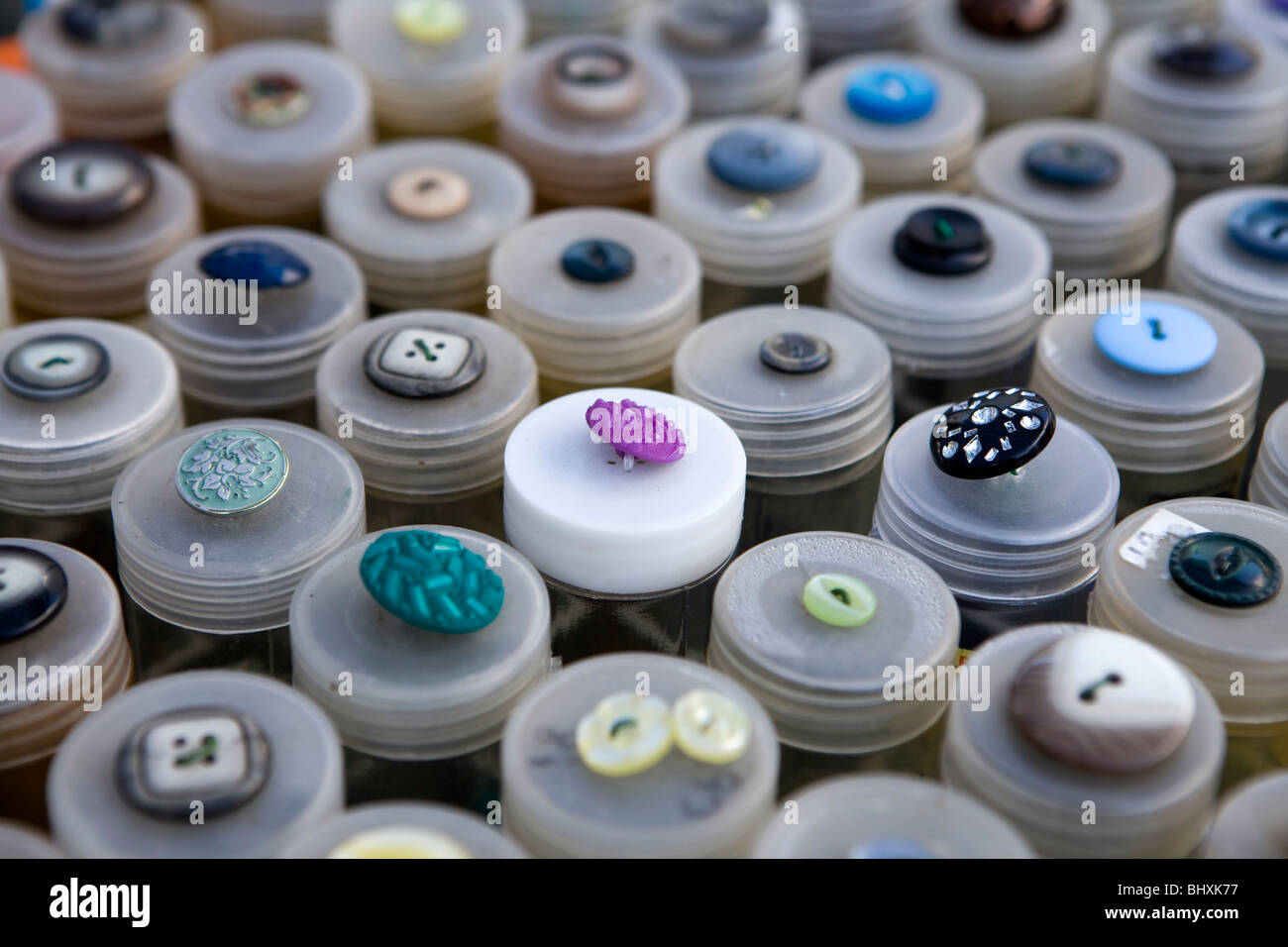 Different Buttons in many colors Stock Photo - Alamy
