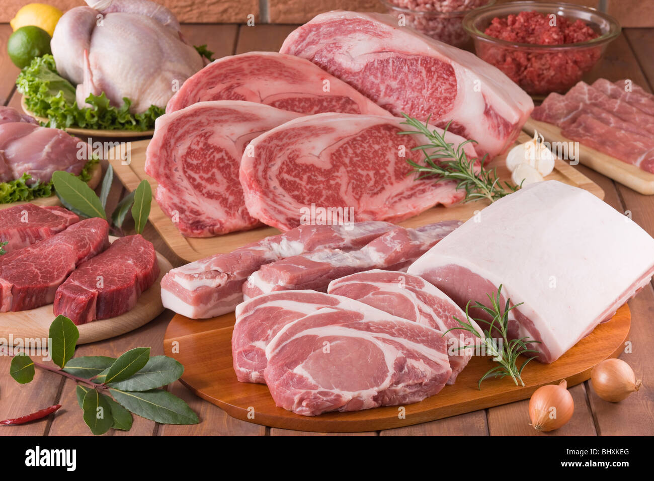Food meat hi-res stock photography and images - Alamy
