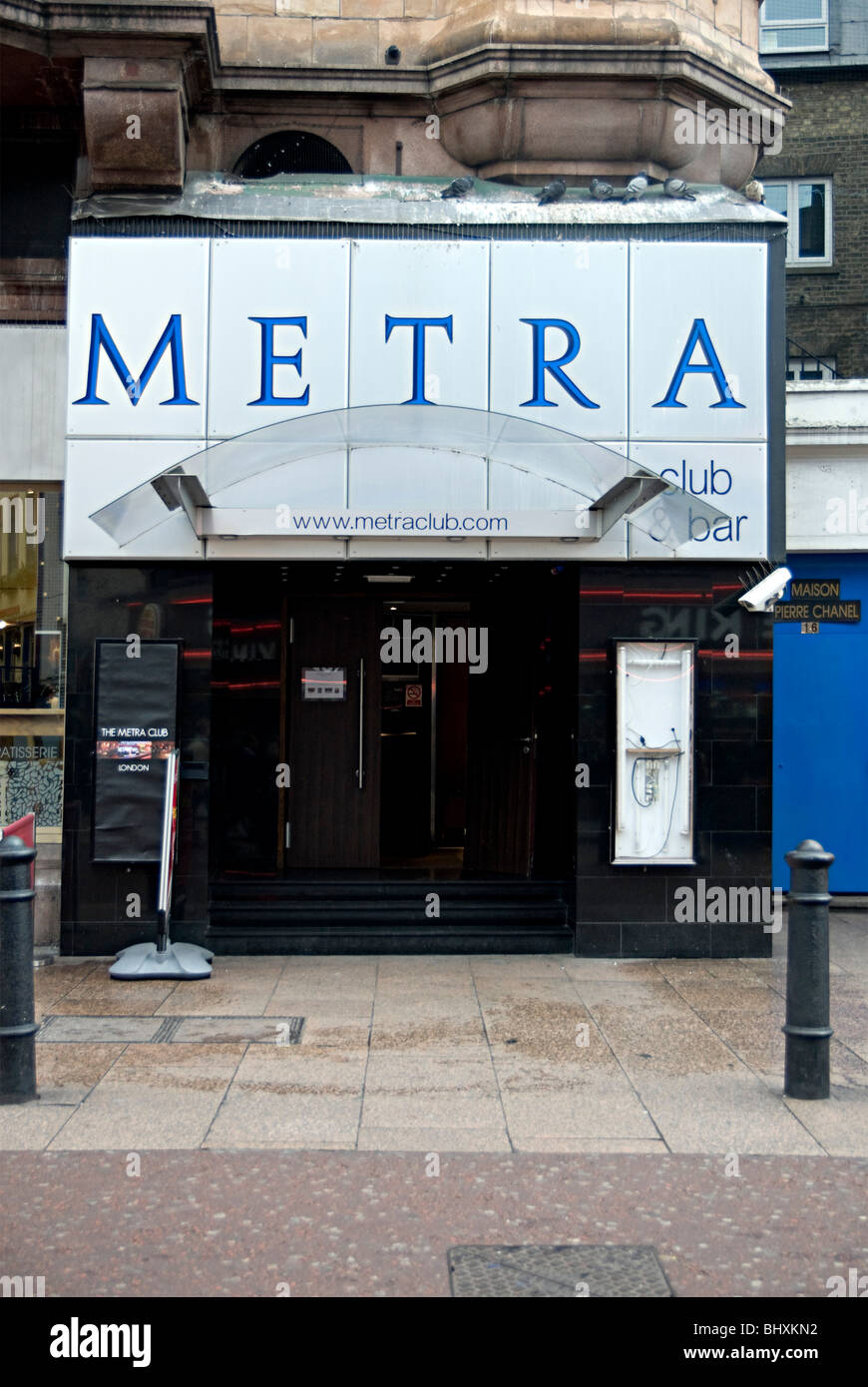 metra nightclub Leicester square london Stock Photo - Alamy