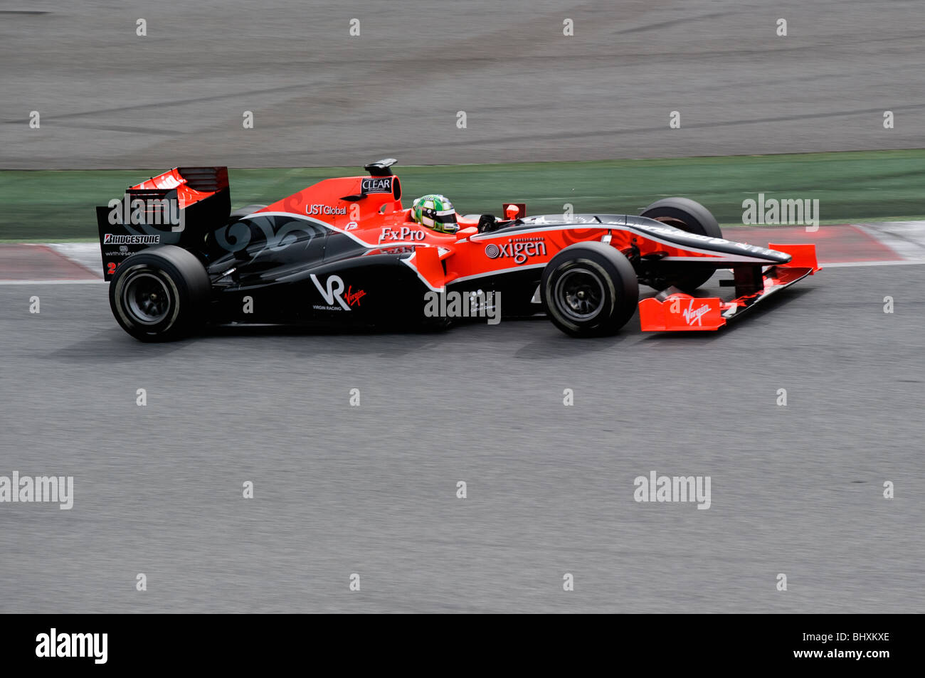 Lucas di Grassi (BRA) in the Virgin racecar VR-01 during Formula 1 ...