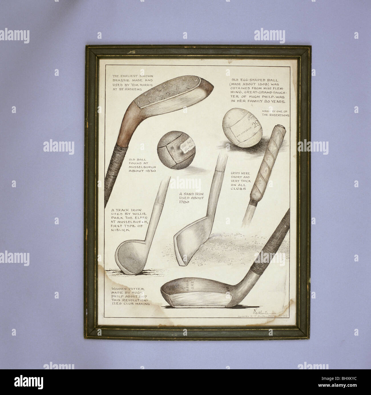 Early golf hi-res stock photography and images - Alamy