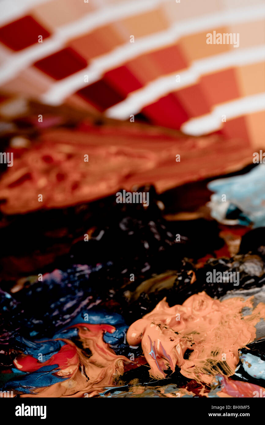 Pantone color palette guide hi-res stock photography and images - Alamy