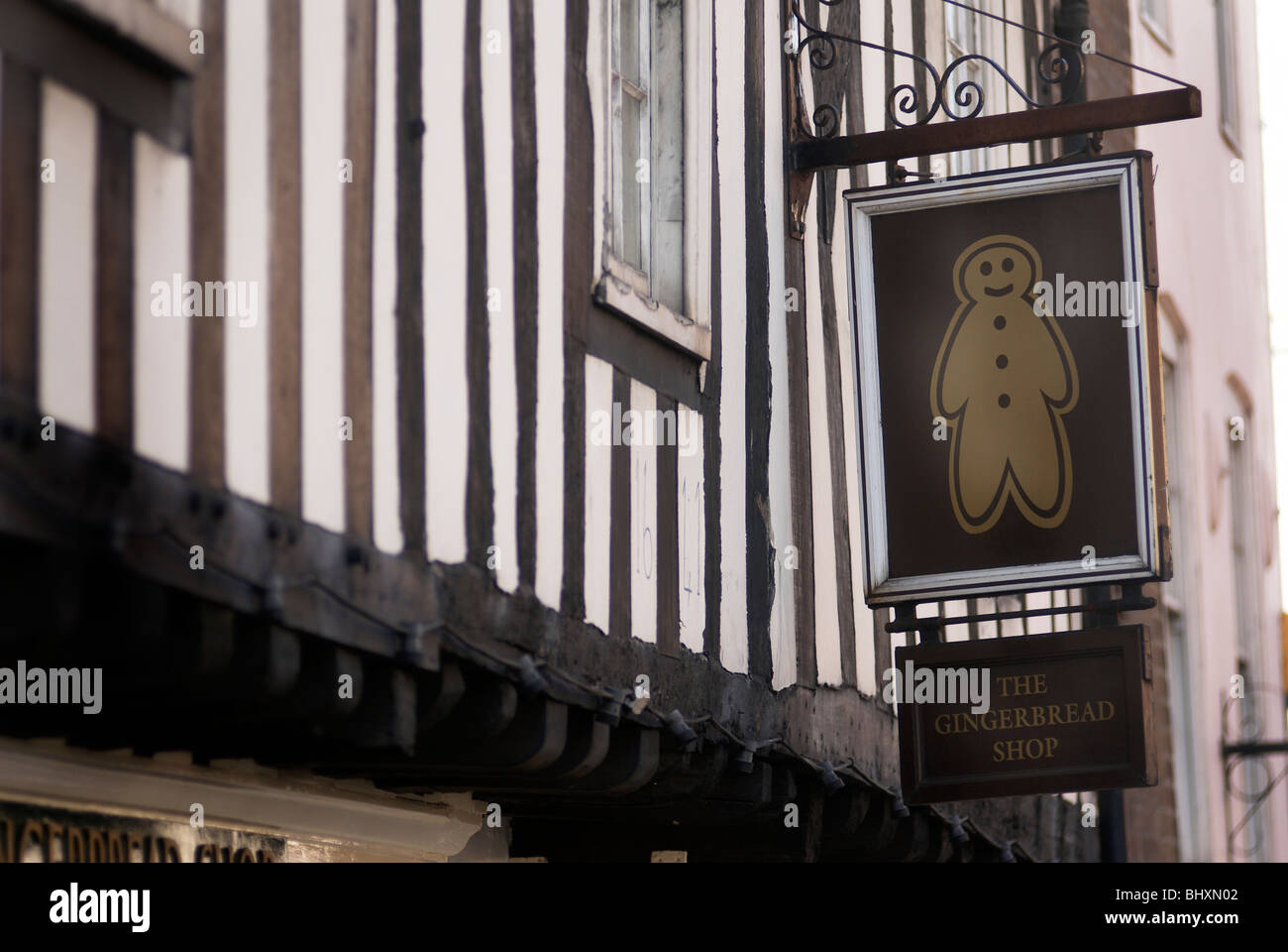 The Gingerbread man shop at Ashbourne Derbyshire Stock Photo - Alamy