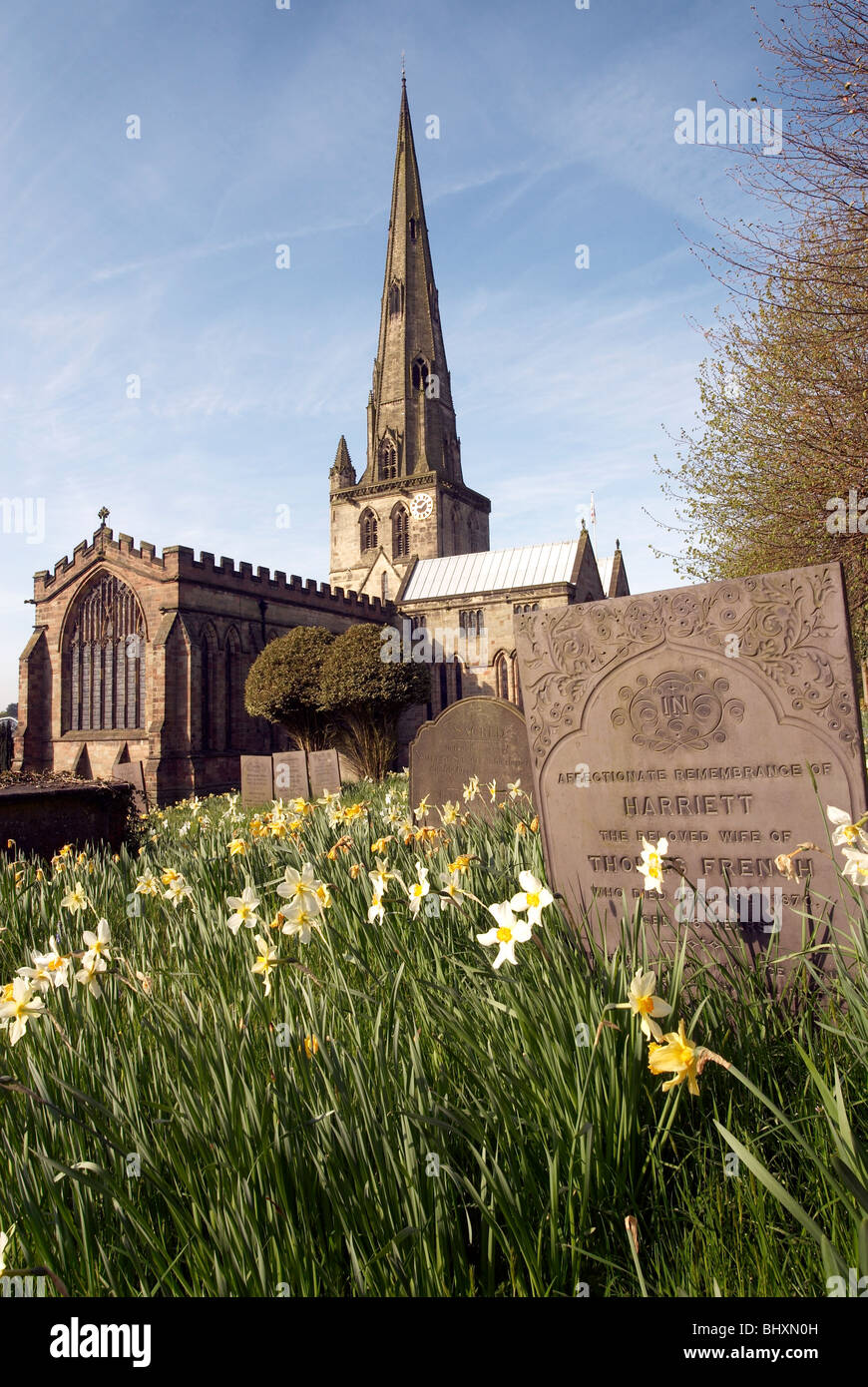 Ashbourne st oswald’s church hi-res stock photography and images - Alamy