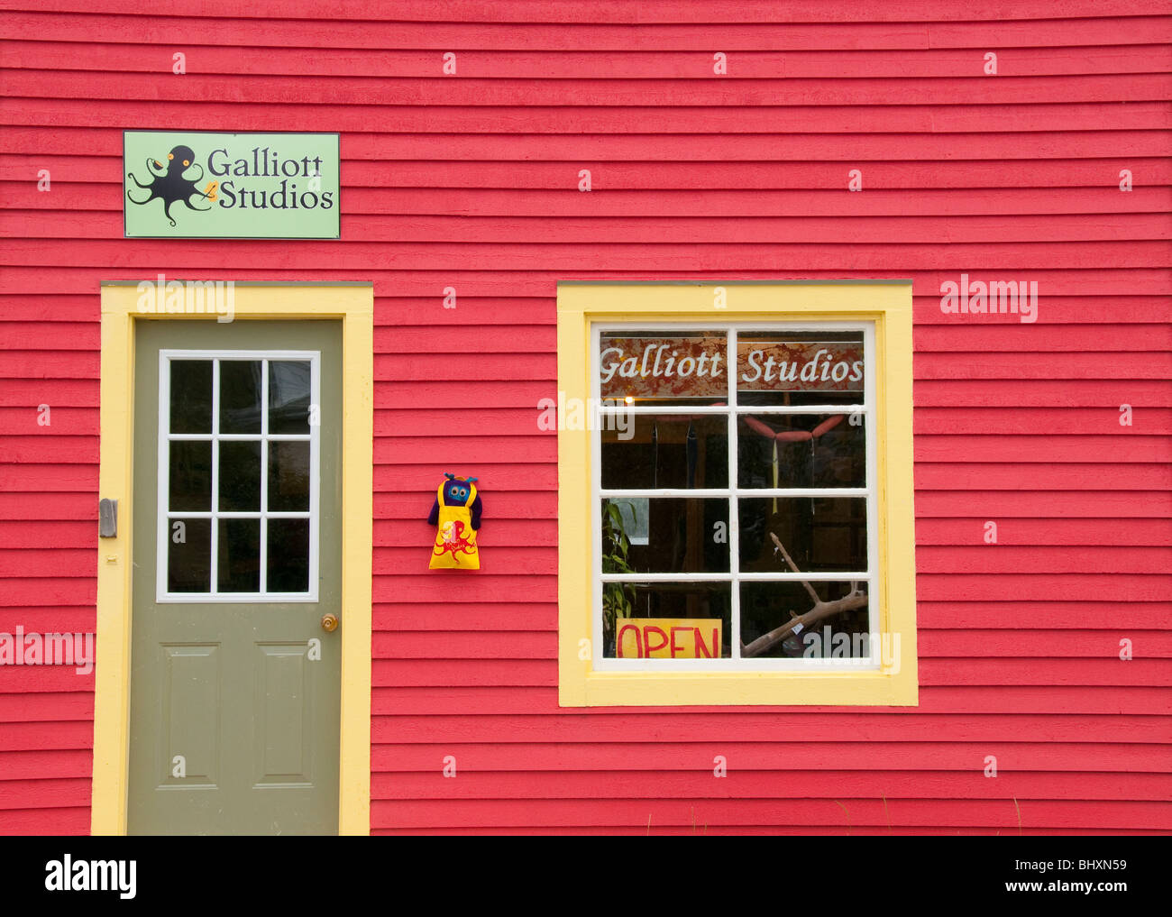 NEWFOUNDLAND, Fishing village of Woody Point. Gros Morne National Park ...