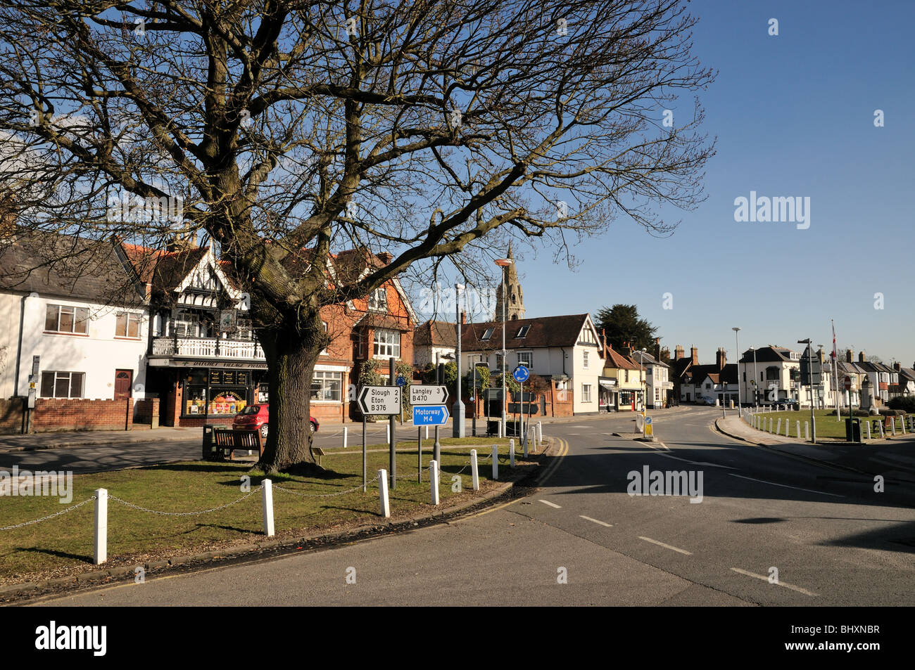 Datchet village centre Stock Photo - Alamy