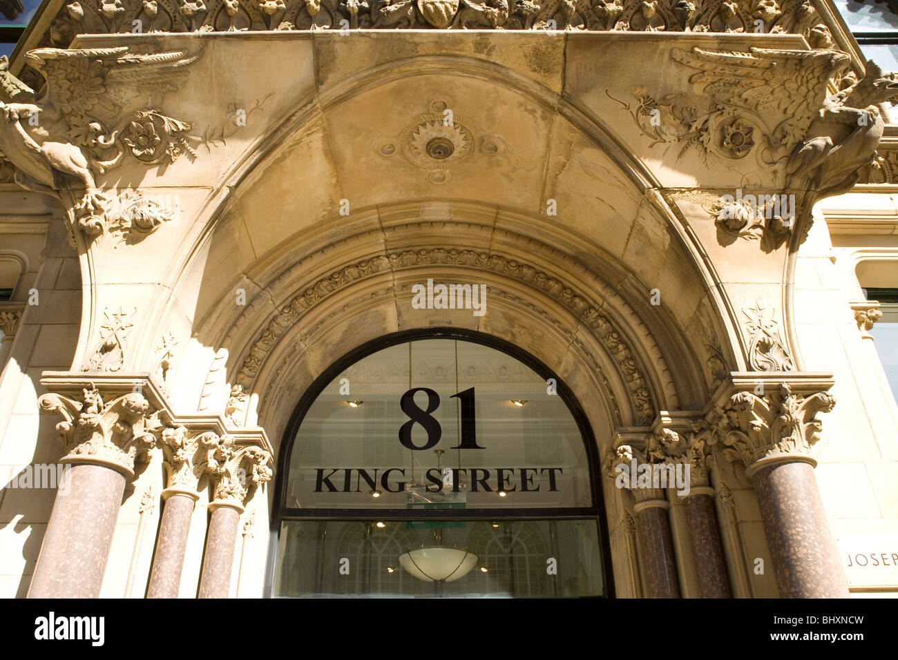 Number 81 King Street the Manchester Reform Club Manchester Stock Photo ...