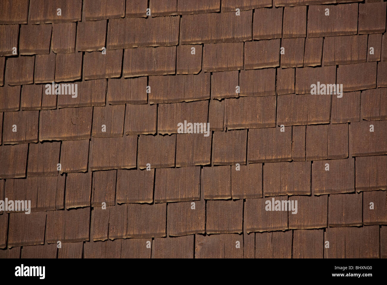 wooden shingle wall Stock Photo - Alamy