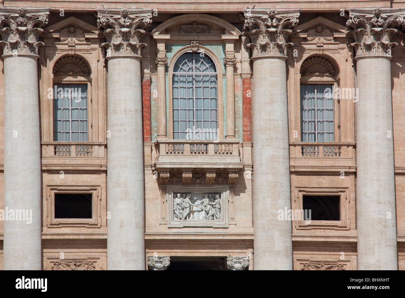 Balcony at St. Peter's Basilica Stock Photo - Alamy