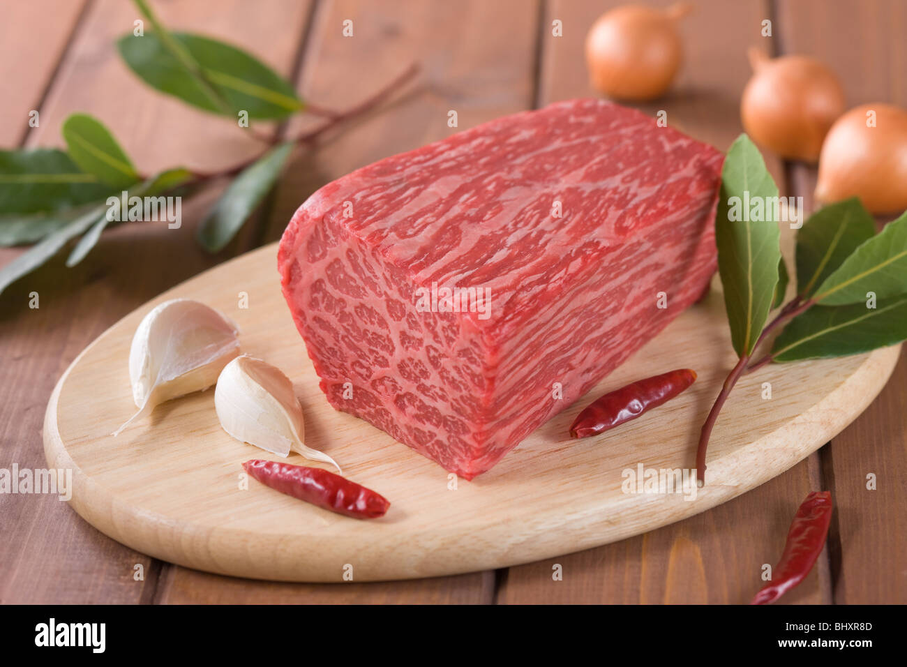 Round of Beef Stock Photo - Alamy